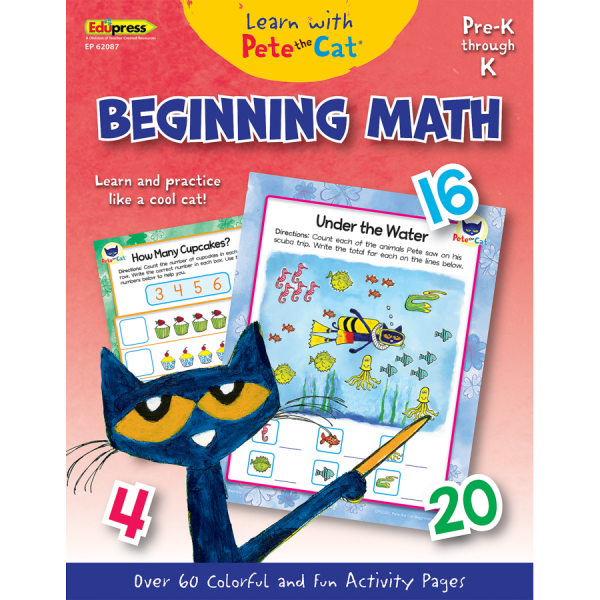 LEARN WITH PETE THE CAT: BEGINNING MATH PRE-K THROUGH K – Launching Success