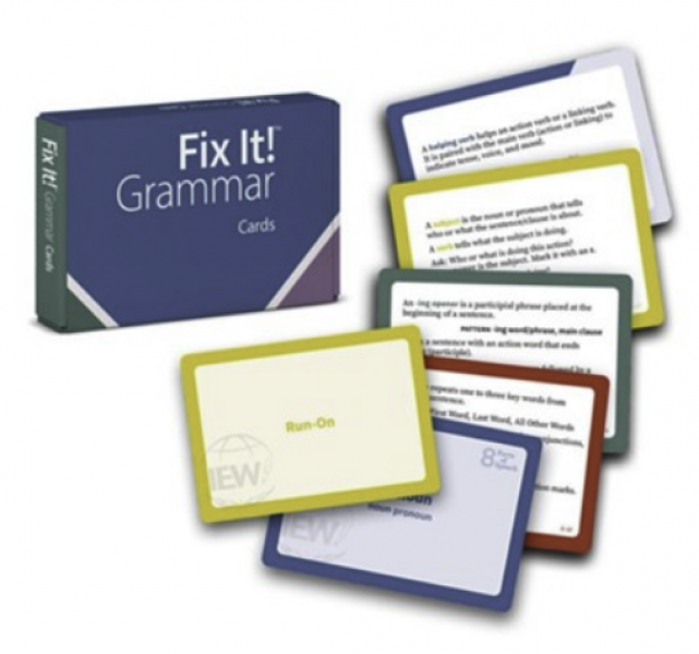FIX IT! GRAMMAR CARDS – Launching Success