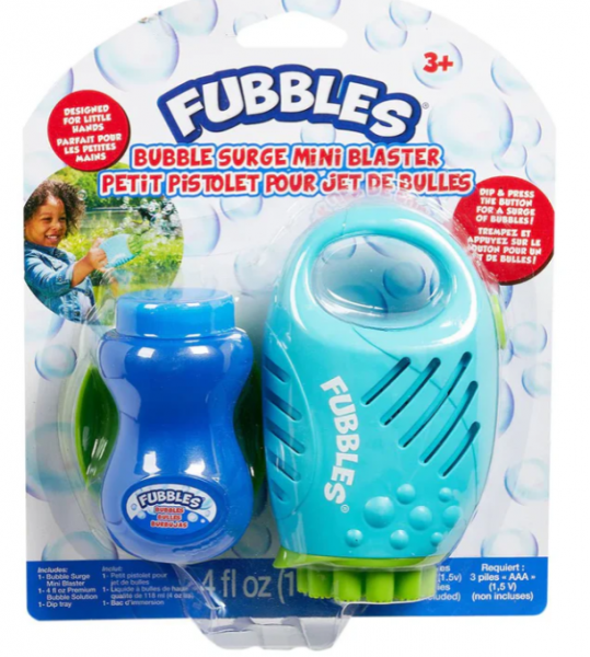 FUBBLES BUBBLE SURGE MINI BLASTER – Launching Success