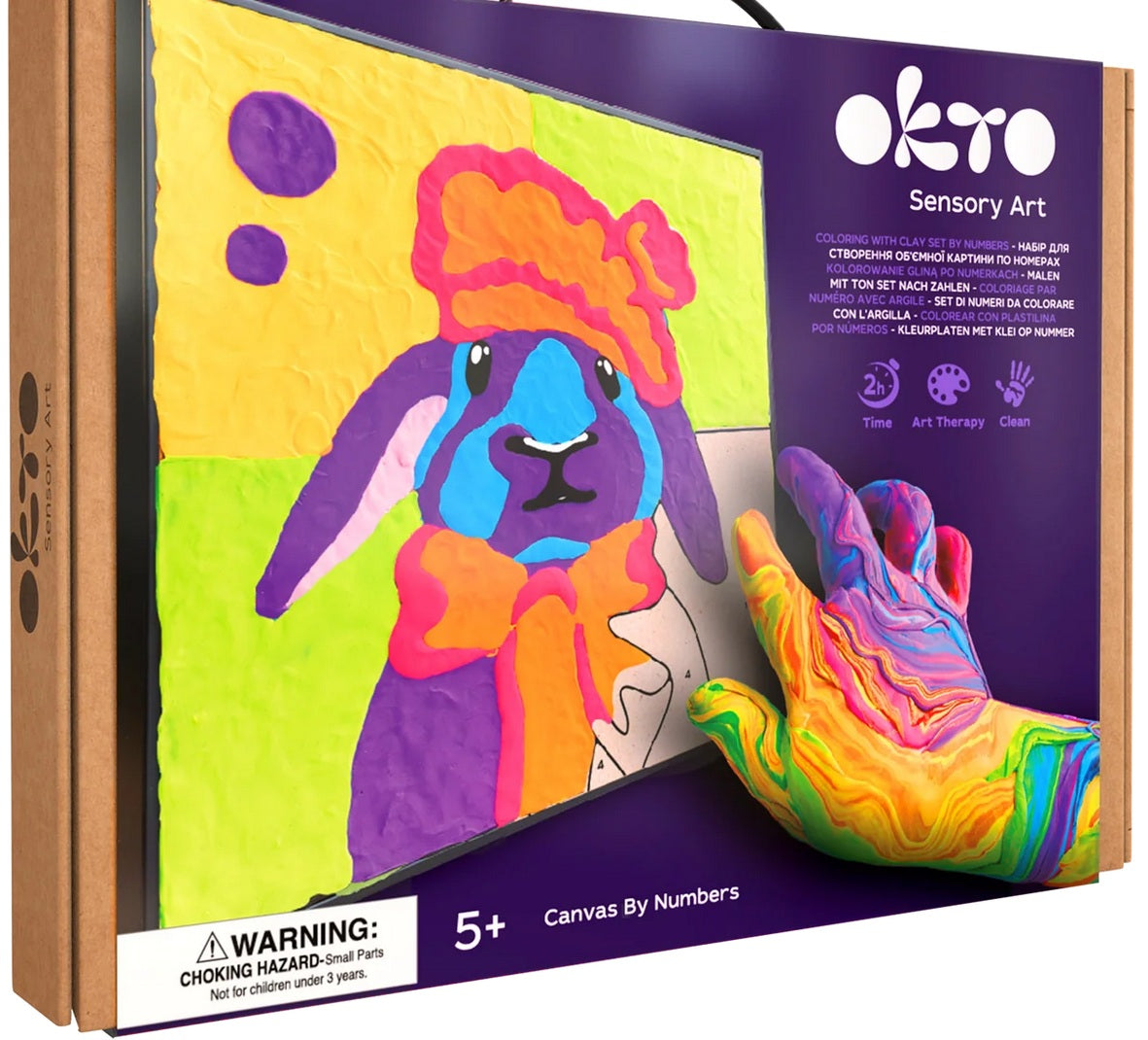 SENSORY ART: COLORING WITH CLAY SET BY NUMBERRS BUNNY – Launching Success