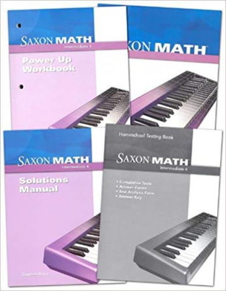 SAXON MATH INTERMEDIATE 4 HOMESCHOOL KIT – Launching Success